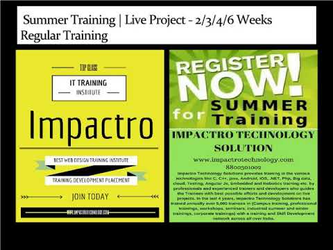 Top IT Training Institute in Noida | IMPACTRO TECHNOLOGY