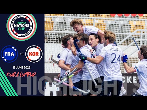 FIH Hockey Men's Nations Cup 2024-25 Highlights: France vs Korea (M) | Match 1
