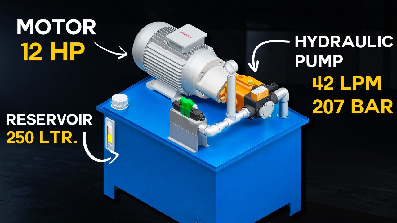 Complete Guide to Hydraulic Power Pack Unit Calculation & Working