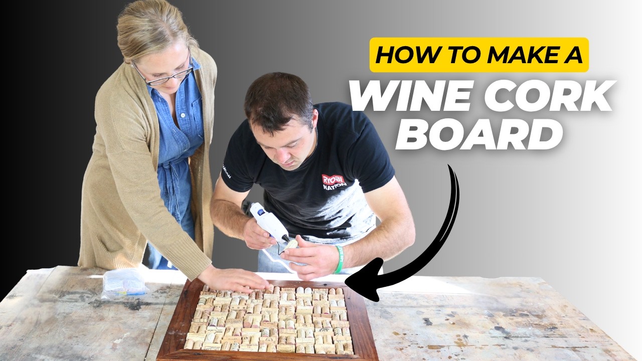 DIY Wine Cork Board | Perfect Gift Idea