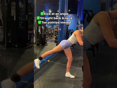 How to Properly Perform Cable Glute Kickbacks With Good Form (Exercise Tutorial)