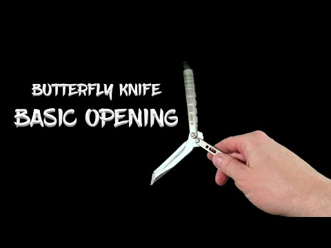 Butterfly Knife Tricks for Beginners: Basic Open and Close (NEWBIES START HERE!)
