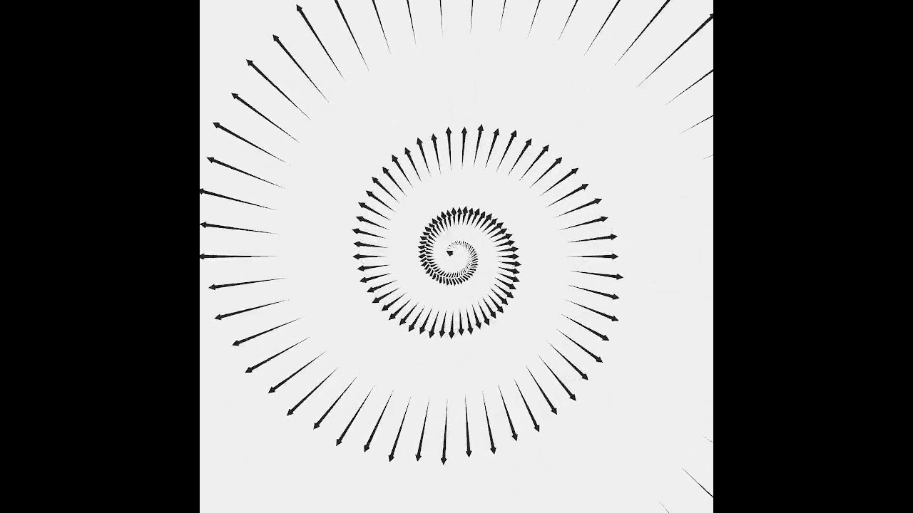 Spiral arrow. #openframeworks #programming #creativecoding