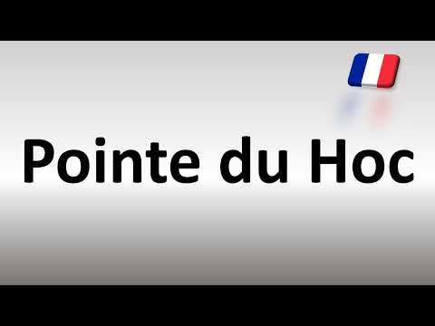 How to Prounounce Pointe du Hoc
