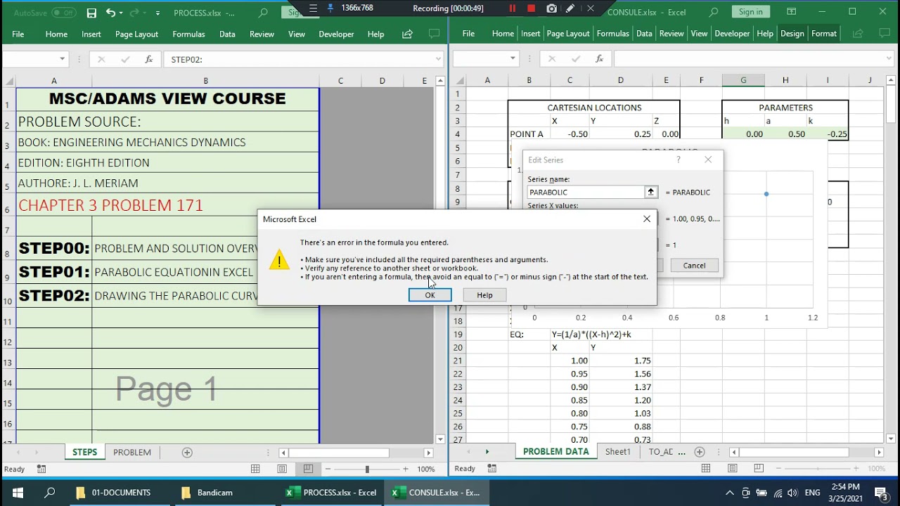 Msc Adams View tutorial MERIAM3 171 STEP02 B