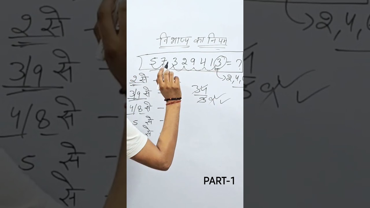 Divisible rule Part 1 || @tspkman #maths #solution #rules