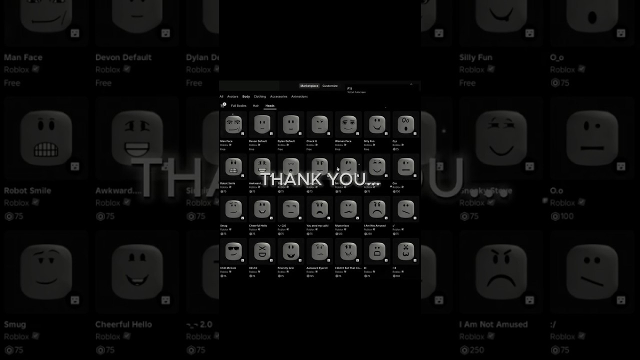 Goodbye Classic Roblox Faces.