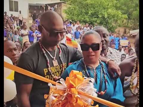 American rapper JaRule and his wife AishaAtkins have significantly contributed to education in Ghana