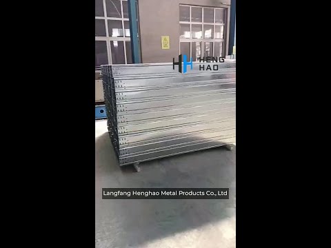100mm perforated metal cable tray / durability galvanized slotted cable tray