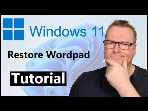 How to Restore WordPad on Windows 11: Easy Steps!