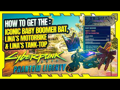 Cyberpunk 2077: Phantom Liberty - How to get the Baby Boomer, Malina-Mobile Bike & Lina's T-shirt