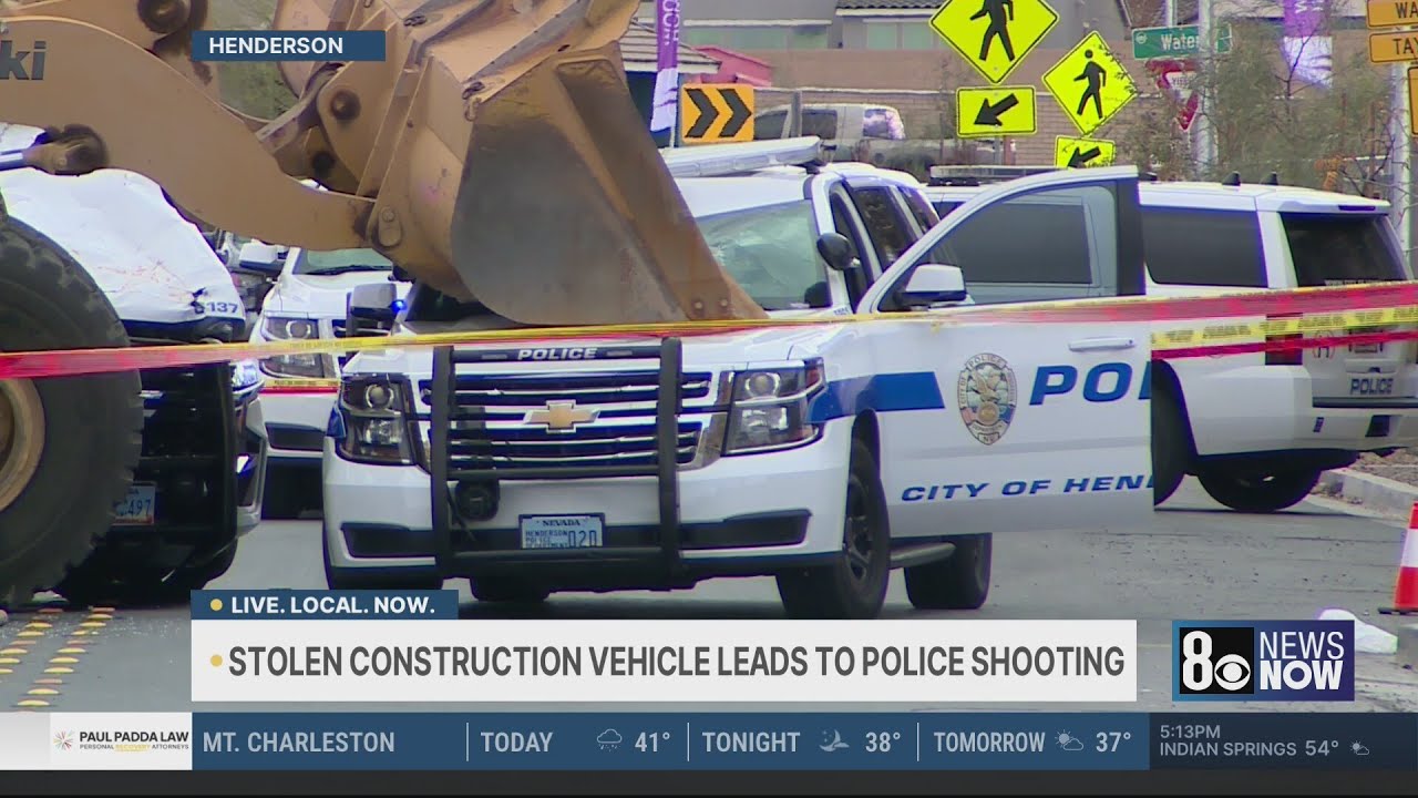 Suspect shot after attempting to run over officers in Henderson