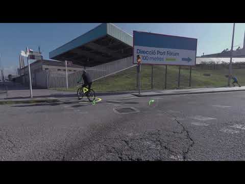 AR Interface Illustration: Blind Spot Detection