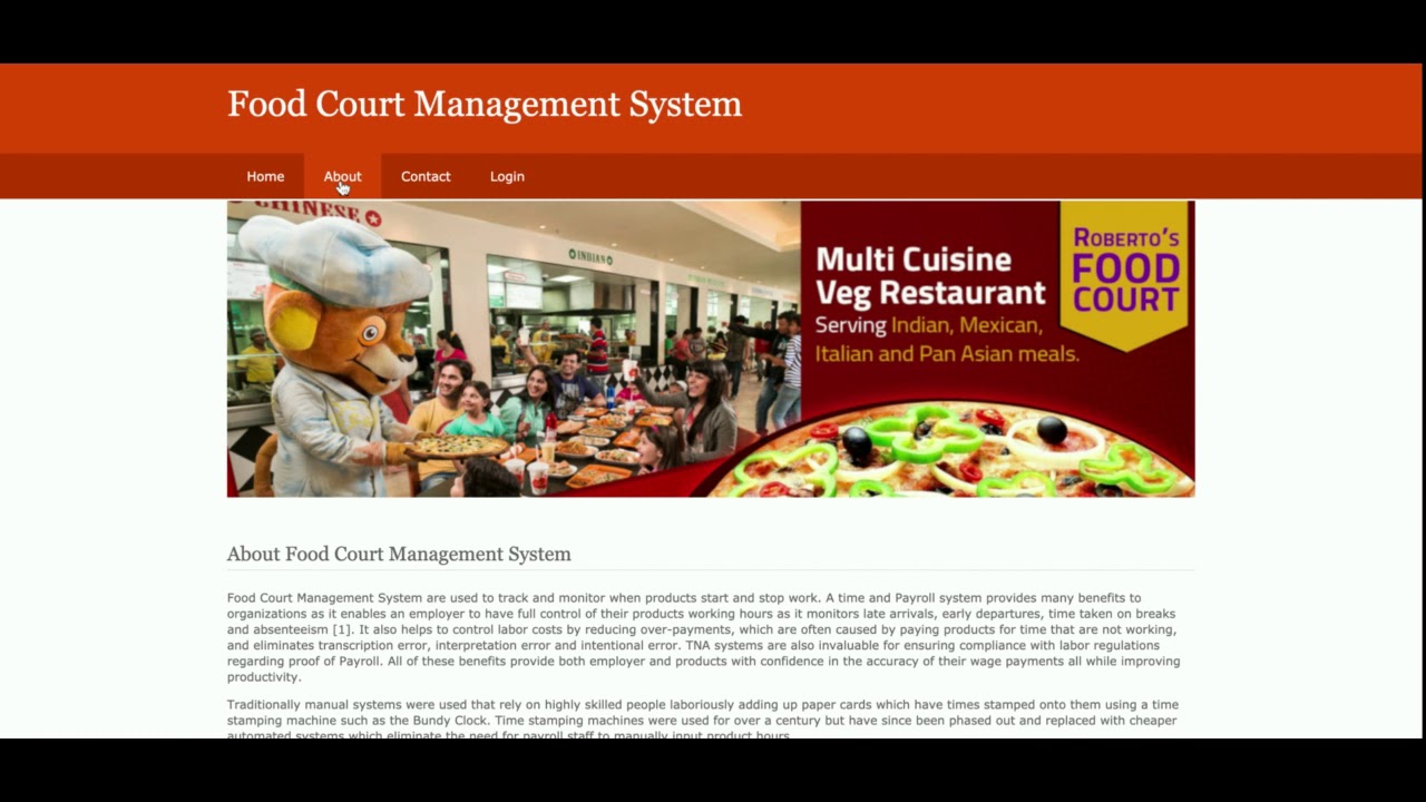 Food Court Management System | Python Django Project Tutorial