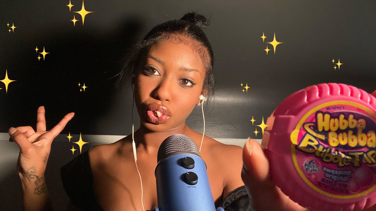 ASMR Binaural Ear to Ear Gum Chewing + Intense Cupped Sounds for Sleep, & Relaxation Relief