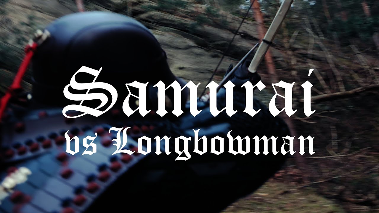 Samurai vs Longbowman | realistic, non-choreographed medieval combat - iron mountain armory