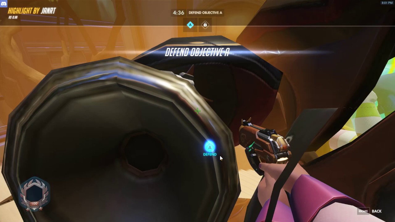 Dva kills 2 people  without mech