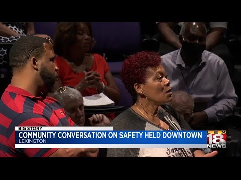 Community conversation on safety held downtown
