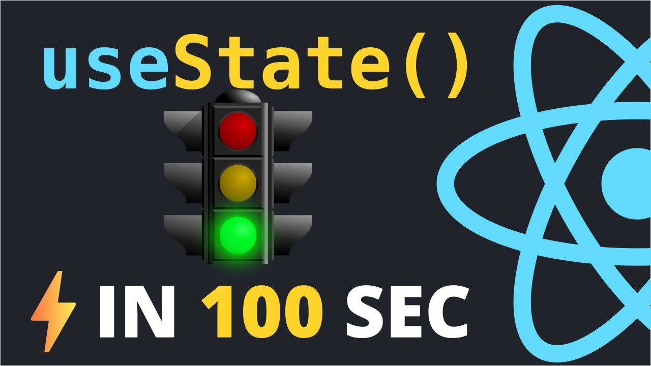useState React Hook Explained In 100 Seconds