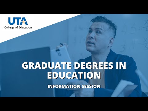 Info Session: Graduate Degrees in Education + Educational Leadership and Policy Studies