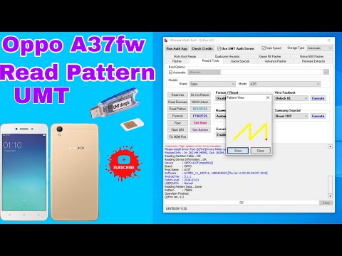 Oppo a37fw || Read Pattern 100% || UMT || Tech Video Najim || UMT Dongle