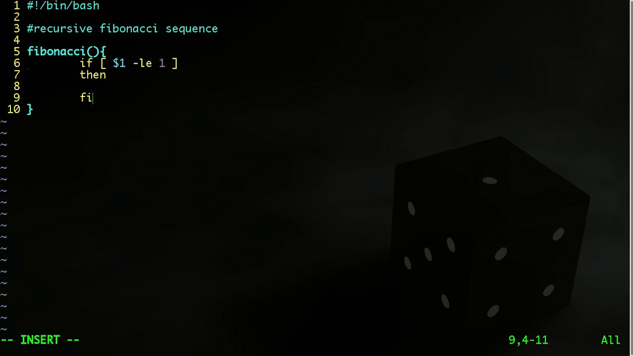 Bash Fibonacci Recursion