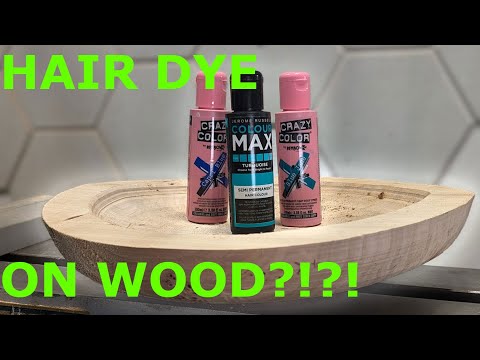Woodturning Secrets Revealed HAIR DYE Colouring Test