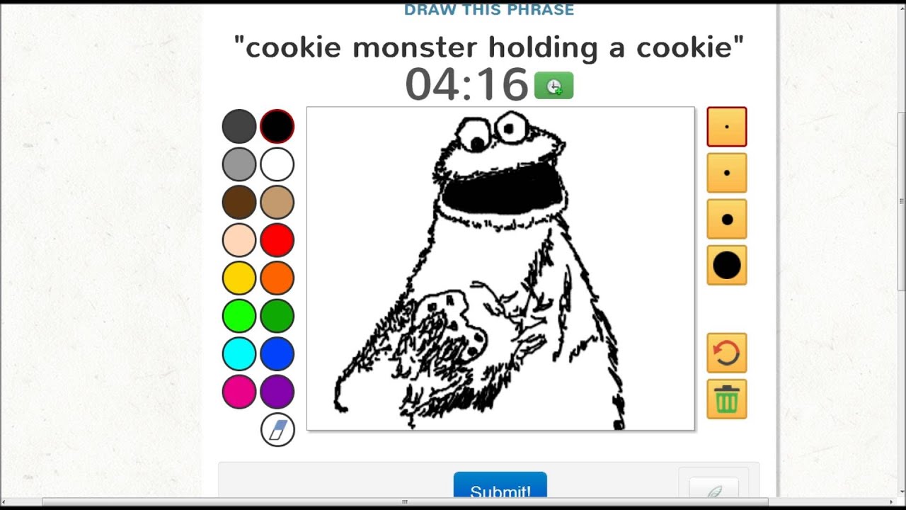 Drawception: Cookie Monster