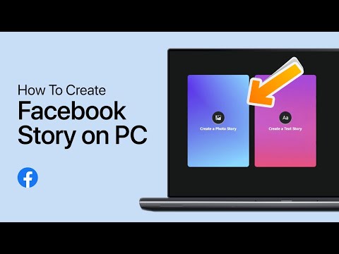 How To Create Facebook Story on PC in 2024 - Tutorial
