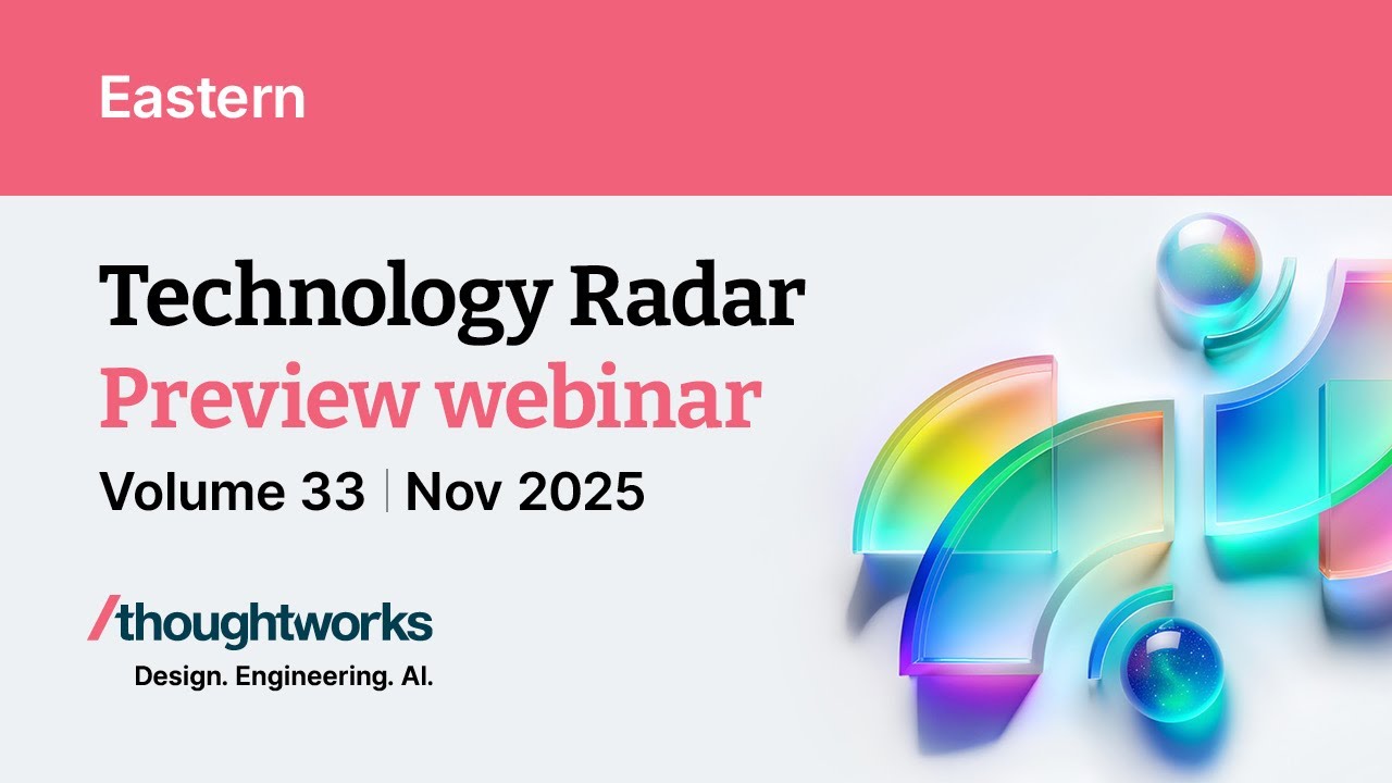 Tech Radar Vol. 33 Webinar  — Eastern Preview