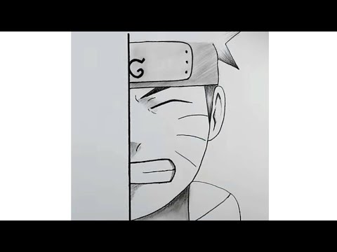 how to draw Naruto Uzumaki step by step || naruto drawing easy || How to draw anime step by step