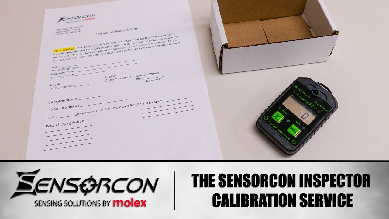 The Sensorcon Inspector Calibration Service