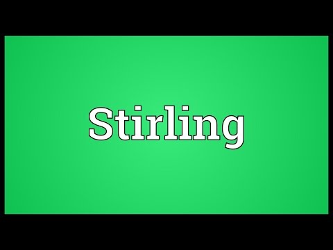 Stirling Meaning