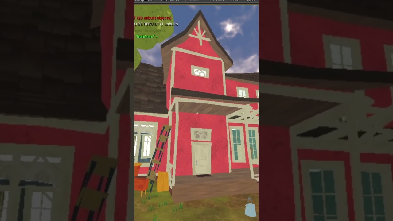 Low Graphic Hello Neighbor House with Corrupted Neighbor !!! Hello Neighbor Mod Kit #helloneighbor