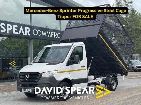 Mercedes-Benz Sprinter Progressive Steel Cage Tipper FOR SALE