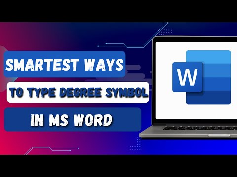 The smartest ways to type degree symbol in Ms Word