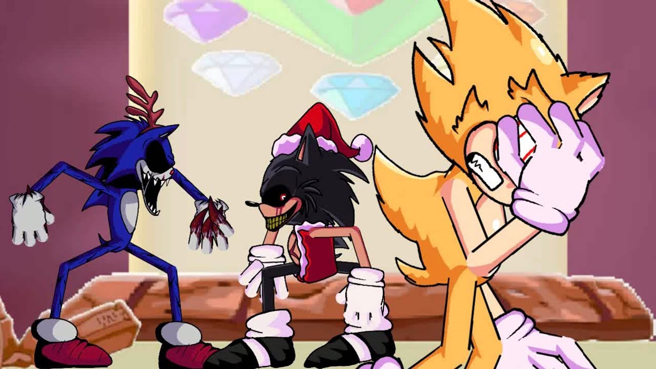 (Dc2)Fleetway sonic meets FAKER sonic?