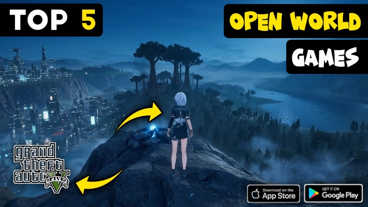 Top 5 Open World Games Like GTA 5 For Android & iOS 2026