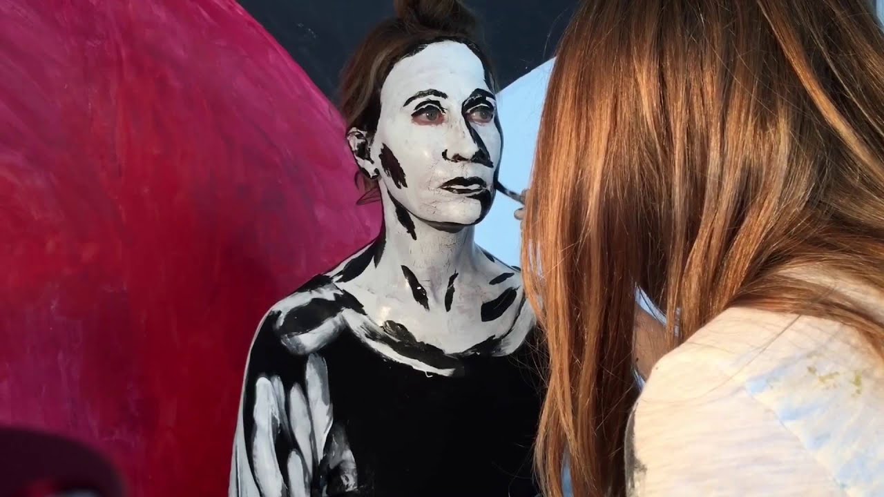 Alexa Meade - Fornasetti Inspired Portrait