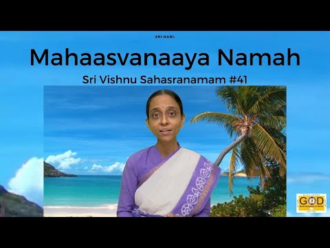 #41 Mahasvana: | Every Day with Nama | Sri Vishnu Sahasranamam Meaning | Sri Poornimaji