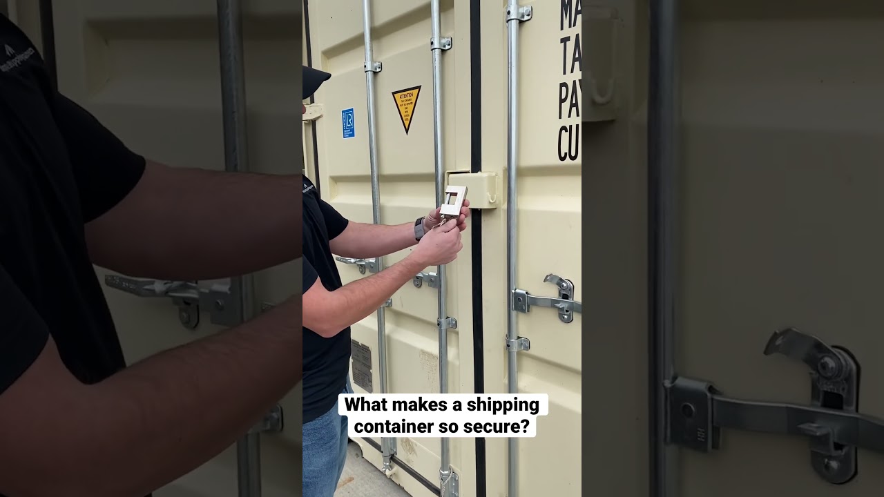 What makes a shipping container so secure? Let’s take a closer look. #shippingcontainersforsale