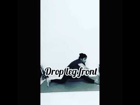 Vashistasana to Hanumanasana transition ... nothing complex