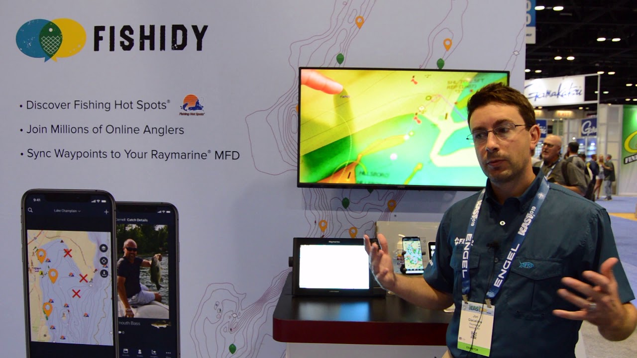 Fishidy Interactive Fishing Social Network App from Raymarine