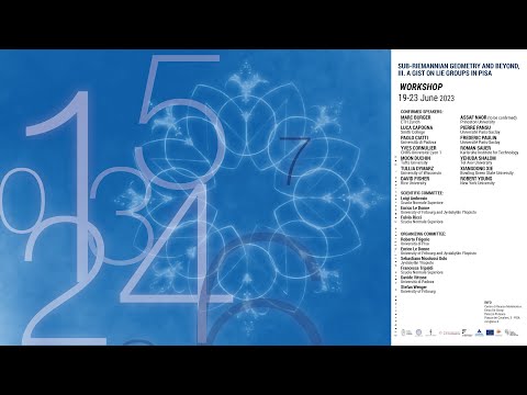 Sub-riemannian geometry and beyond, III. A gist on Lie groups in Pisa - 22 giugno 2023