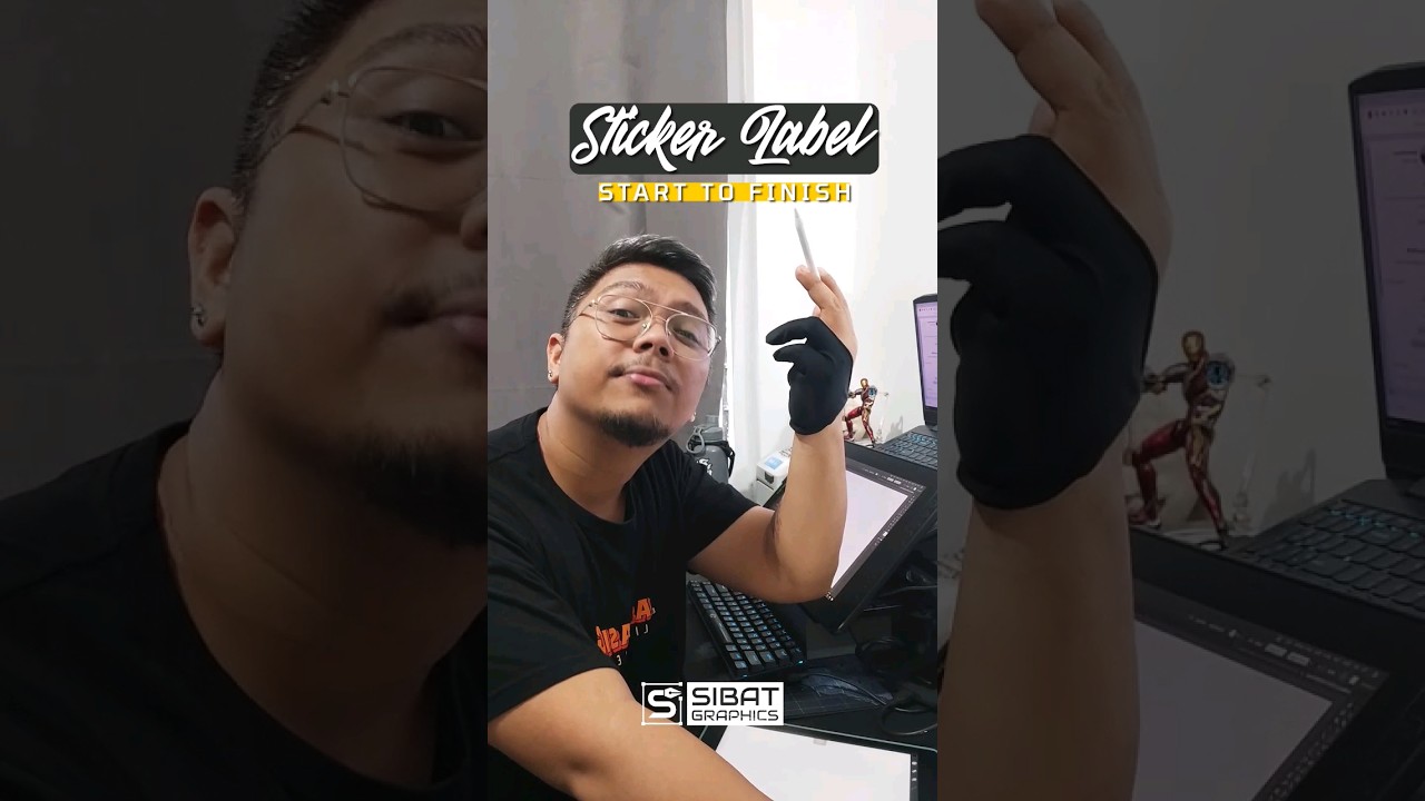 STICKER LABEL FROM START TO FINISH #PACKAGING #VECTOR #GRAPHICDESIGN #ARTIST #ILLUSTRATOR #PROCREATE