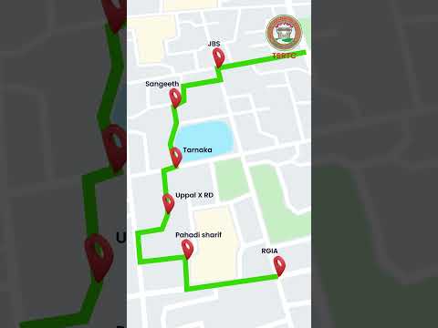 Pushpak Express to Rajiv Gandhi International Airport | Airport Bus Route | TGSRTC