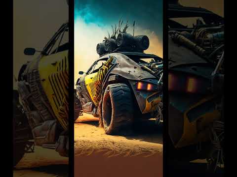 Special Mad Max Car. AI Created