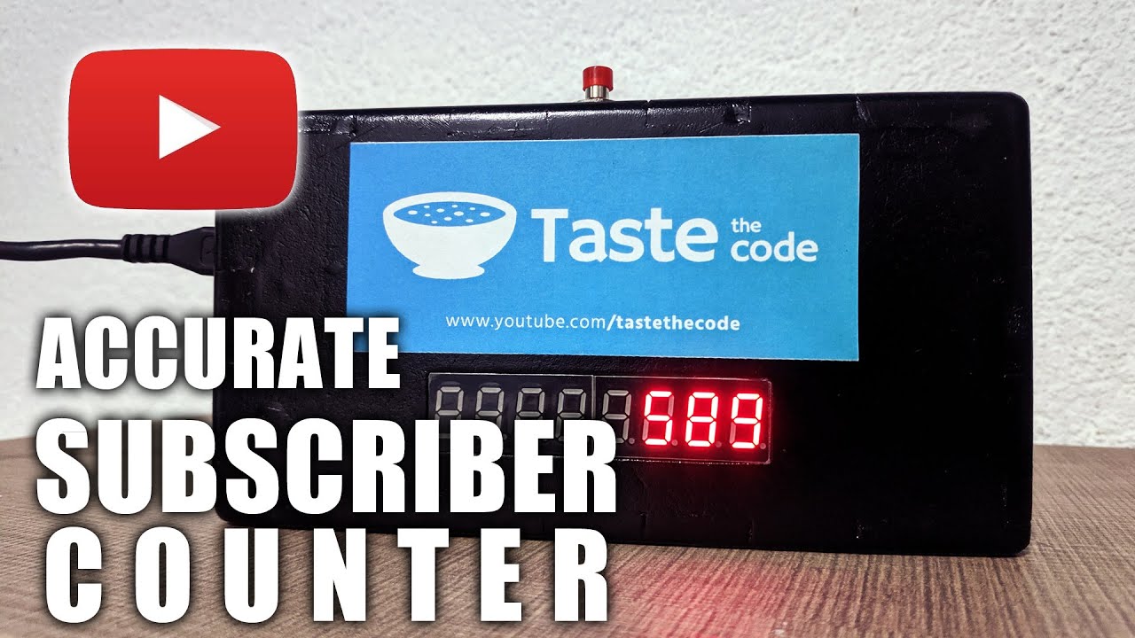 Making an accurate YouTube Subscriber Counter with YouTube Sight