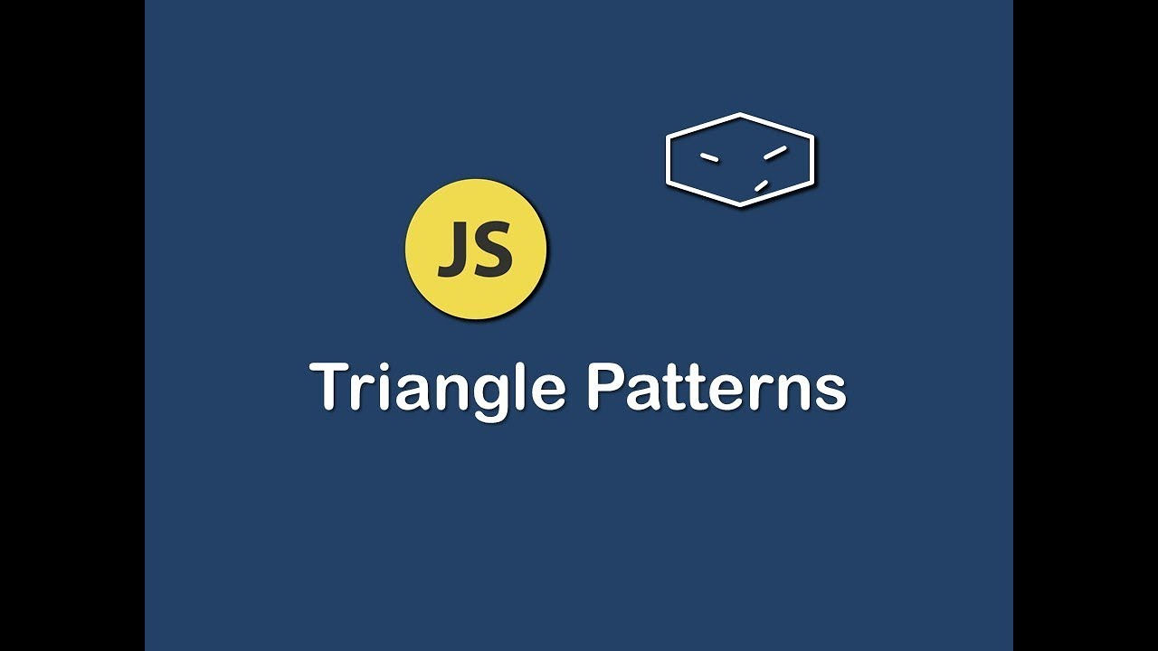 triangle patterns in javascript