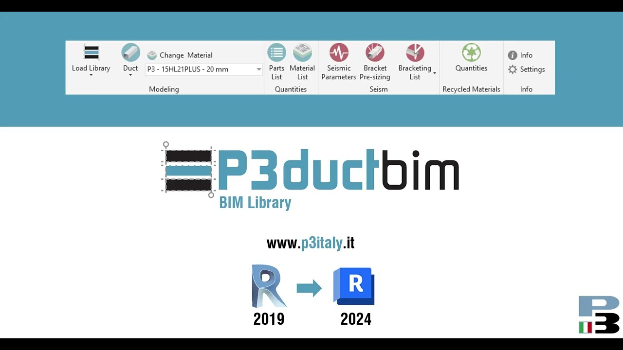 P3DUCTBIM - English tutorial 2023
